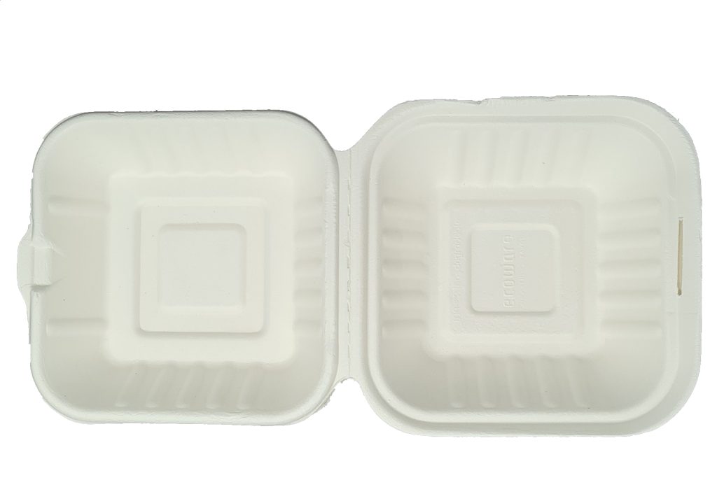 Eco Friendly Biodegradable Compostable Ecoware 450 ml Bagasse Clamshell ...